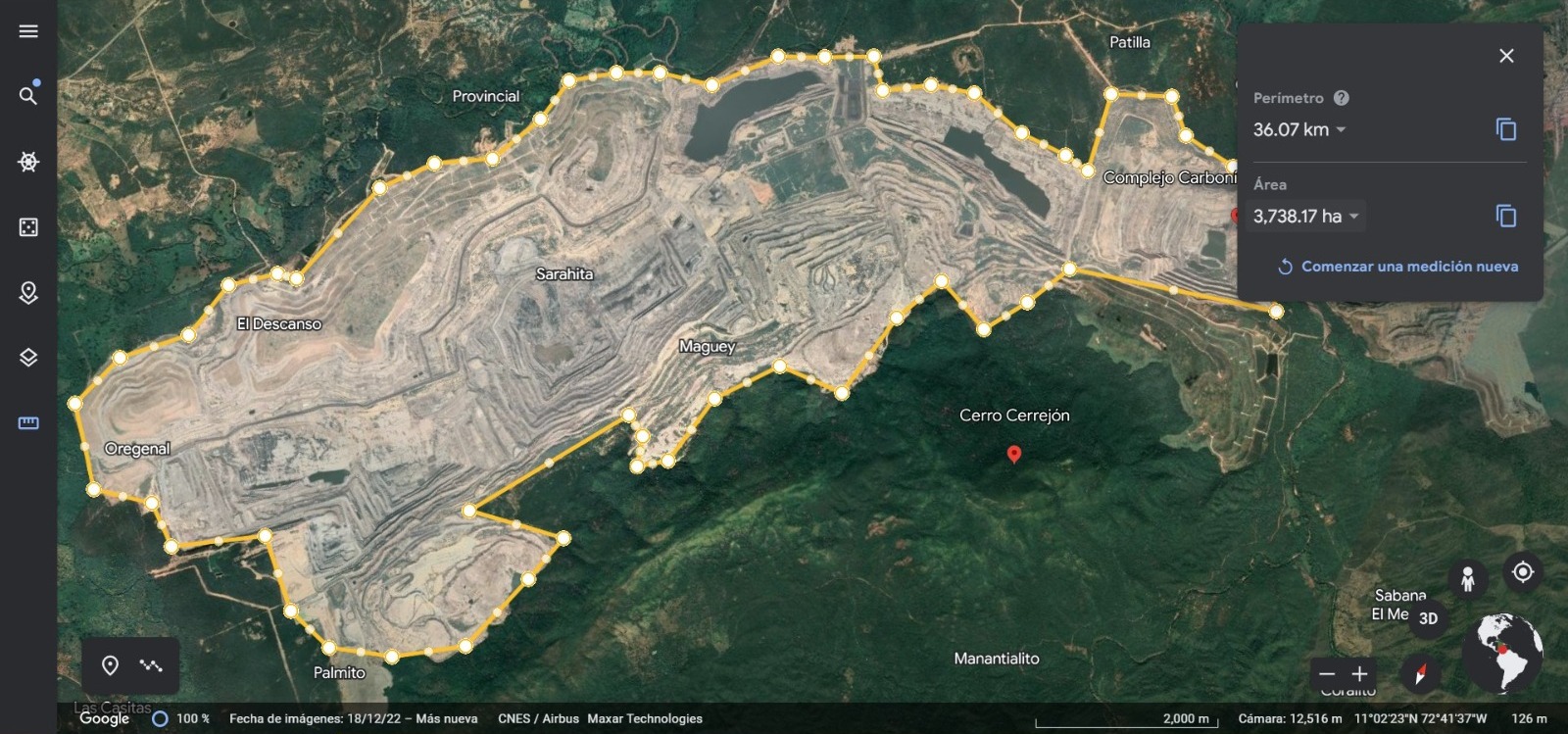 Mapa-Cerrejon | El Turbión